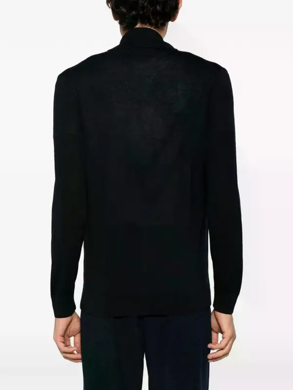 ALBERTO GOZZI Zip-up Wool Cardigan