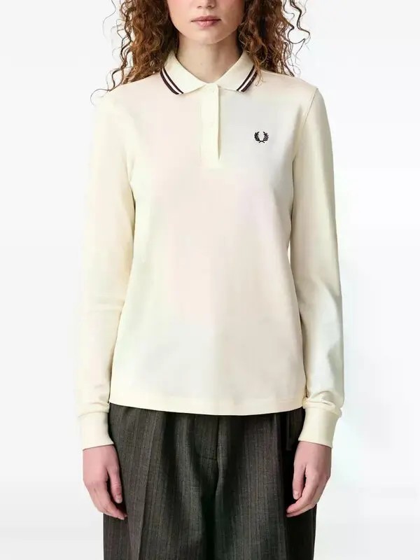 Fred Perry Twin Tipped Long-sleeve Polo Shirt