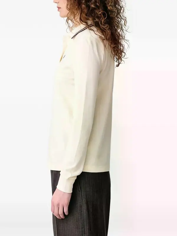 Fred Perry Twin Tipped Long-sleeve Polo Shirt
