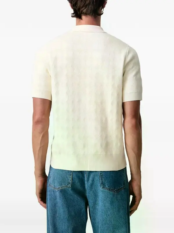 Fred Perry Argyle-knit Polo Shirt