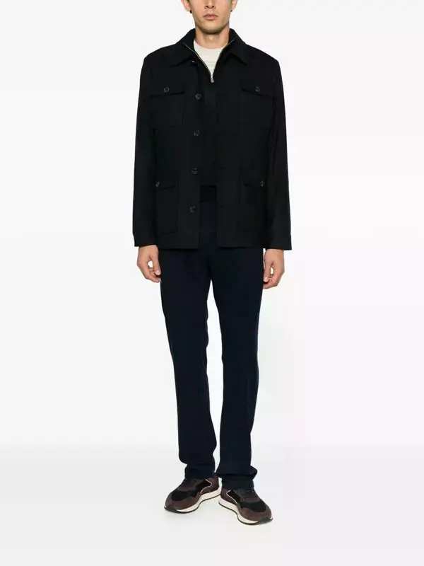 ALBERTO GOZZI Quarter-zip Wool Sweater