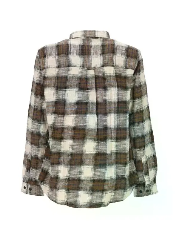 ANERKJENDT Check-pattern Patch-pocket Shirt