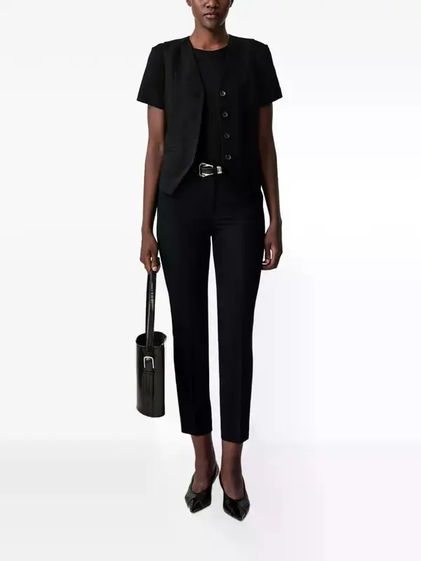 Sisley Pressed-crease Tailored Trousers