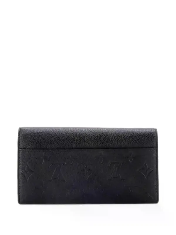 LOUIS VUITTON Sarah Wallet Nm Monogram Empreinte Leather Small Wallets