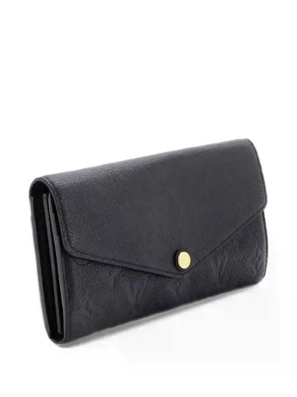 LOUIS VUITTON Sarah Wallet Nm Monogram Empreinte Leather Small Wallets