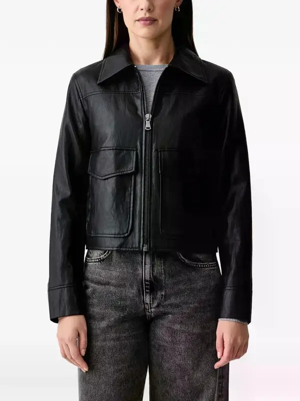Sisley Flap-pocket Zip-up Jacket