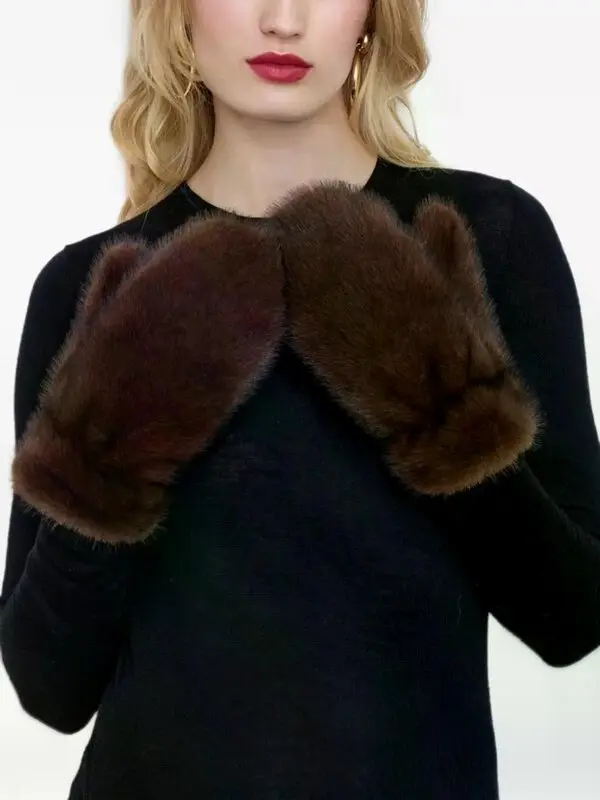 BASSIA Faux-fur Gloves