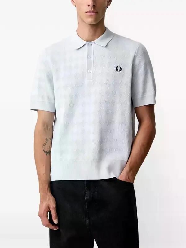 Fred Perry Diamond-knit Polo Shirt