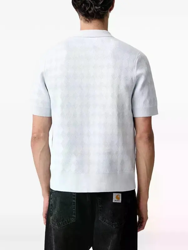 Fred Perry Diamond-knit Polo Shirt
