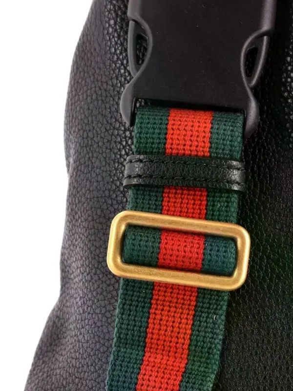 Gucci Logo Printed Leather Medium Belt Bag