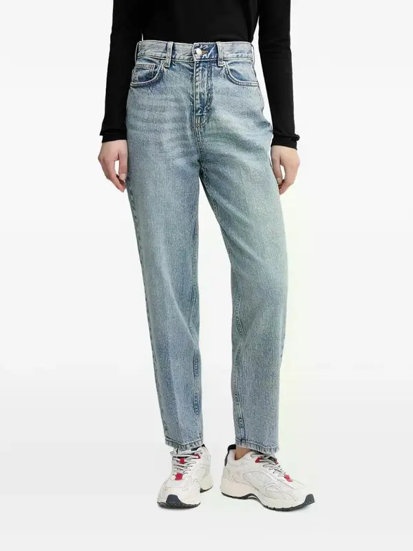 Sisley Acid-wash Jeans - Blue