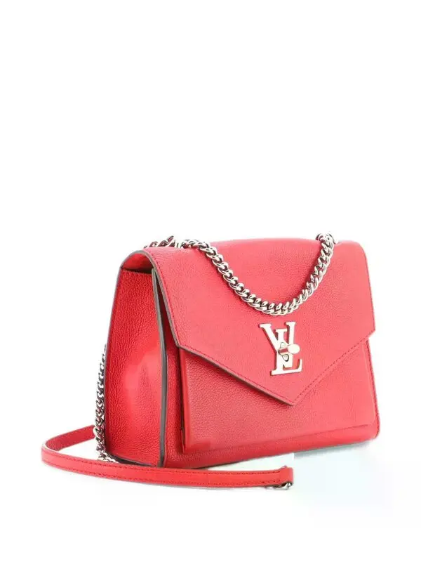 LOUIS VUITTON Mylockme Handbag Leather Bb Crossbody Bag