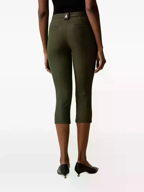 Patrizia Pepe Logo-plaque Cropped Trousers