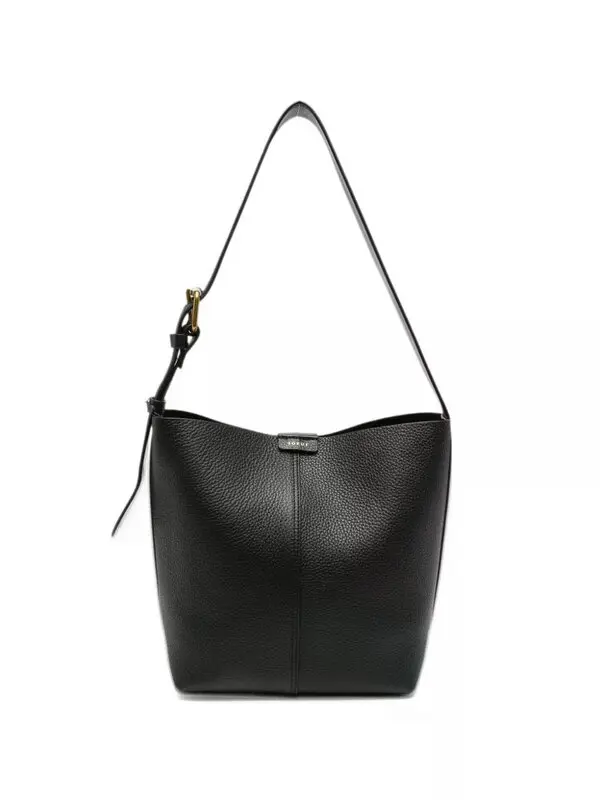 Soeur Saudade Mini Leather Tote Bag - Black