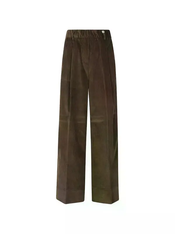 MYTHS Corduroy Wide-leg Trousers