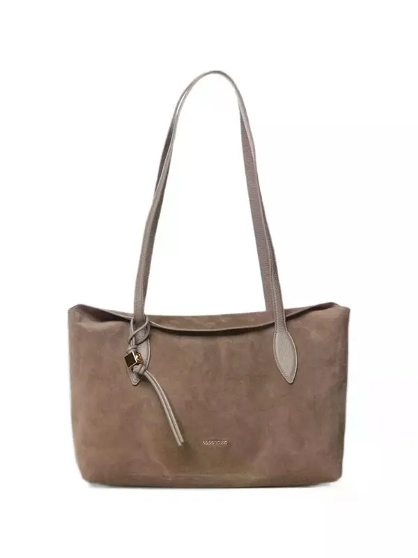 COCCINELLE Suede Logo-detail Shoulder Bag