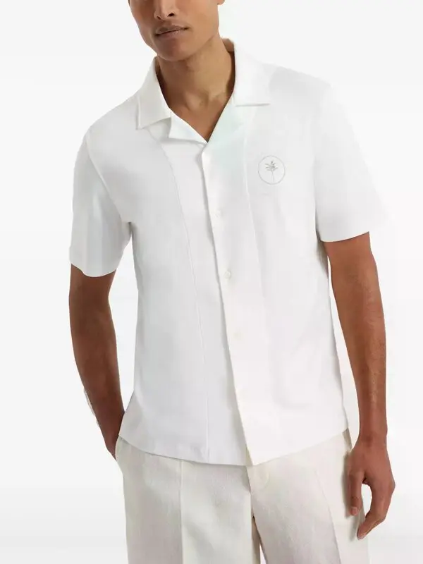 Brunello Cucinelli Logo-print Cotton Shirt
