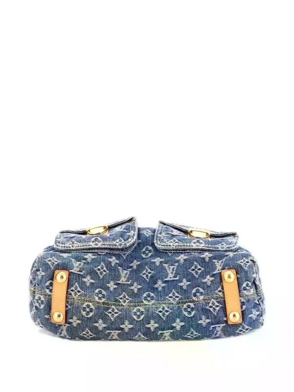 LOUIS VUITTON Baggy Handbag Denim Gm Shoulder Bag