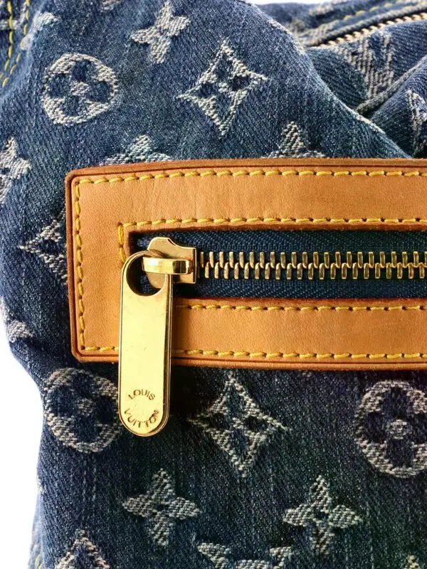 LOUIS VUITTON Baggy Handbag Denim Gm Shoulder Bag