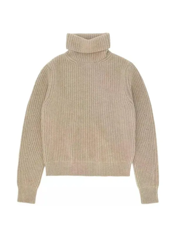 FORTELA Laura Ribbed-knit Sweater - Neutrals