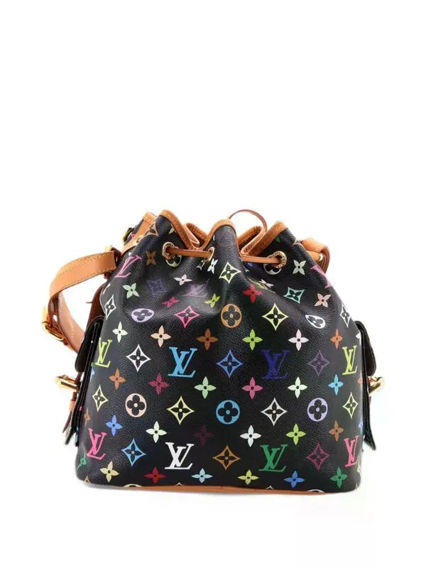 LOUIS VUITTON Petit Noe Handbag Monogram Multicolor Bucket Bag