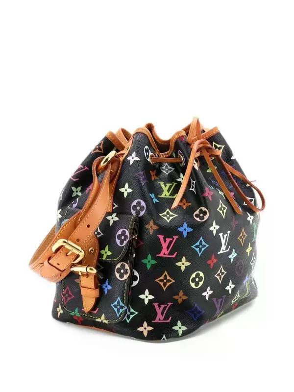 LOUIS VUITTON Petit Noe Handbag Monogram Multicolor Bucket Bag