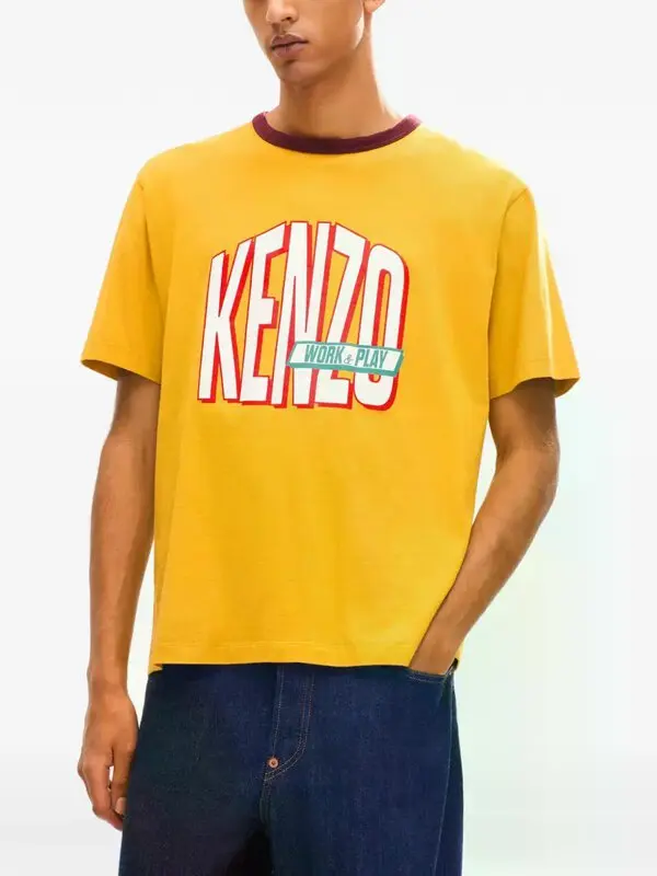 Kenzo Work And Play Cotton T-shirt
