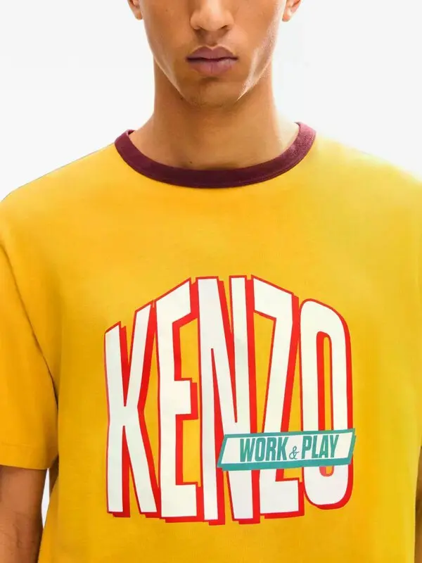 Kenzo Work And Play Cotton T-shirt