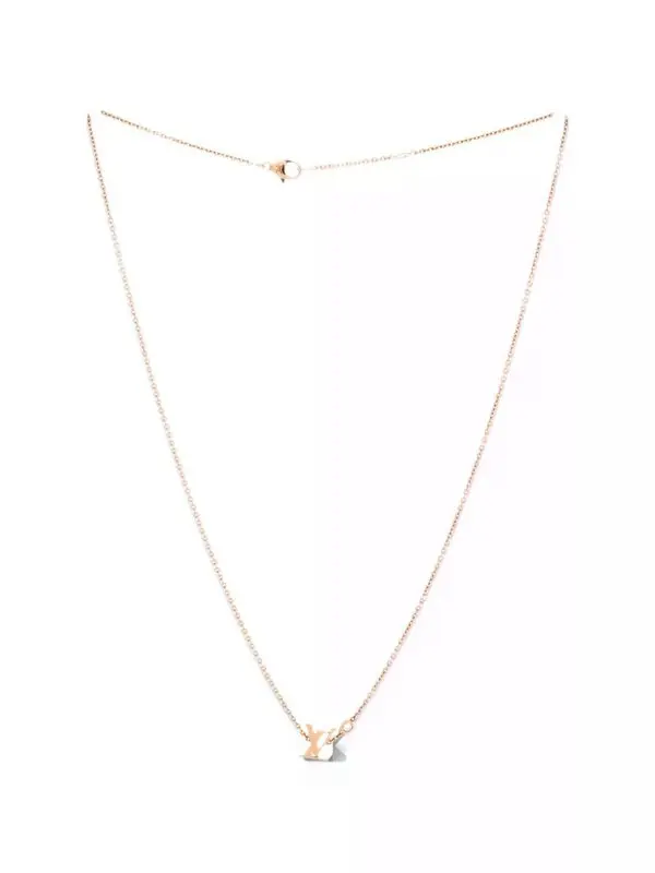 LOUIS VUITTON Idylle Blossom Pendant 18k Rose Gold With Diamond Necklace - Pink