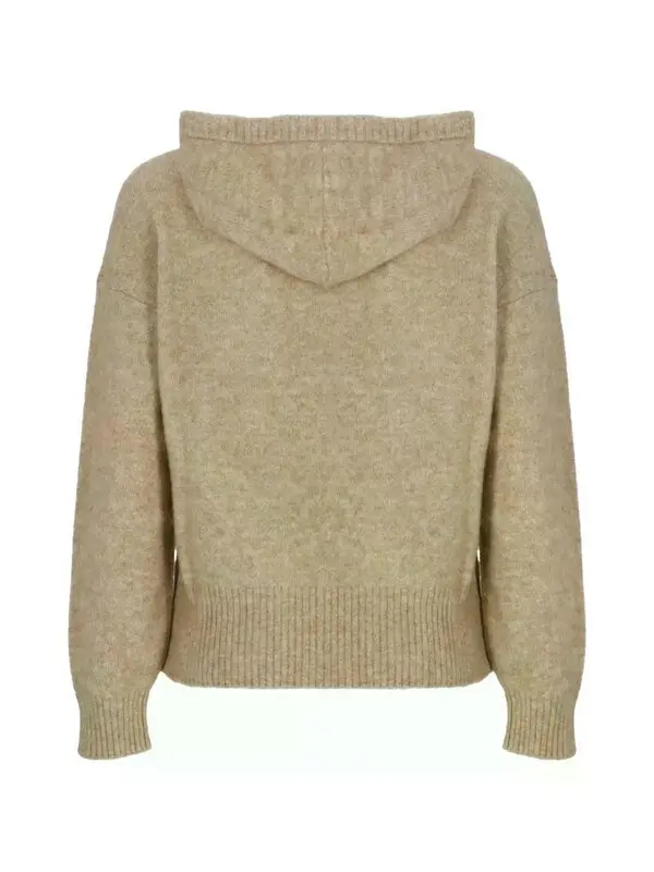 KANGRA Drawstring Knit Hoodie