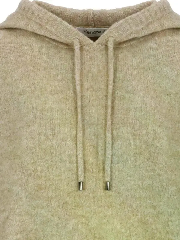 KANGRA Drawstring Knit Hoodie