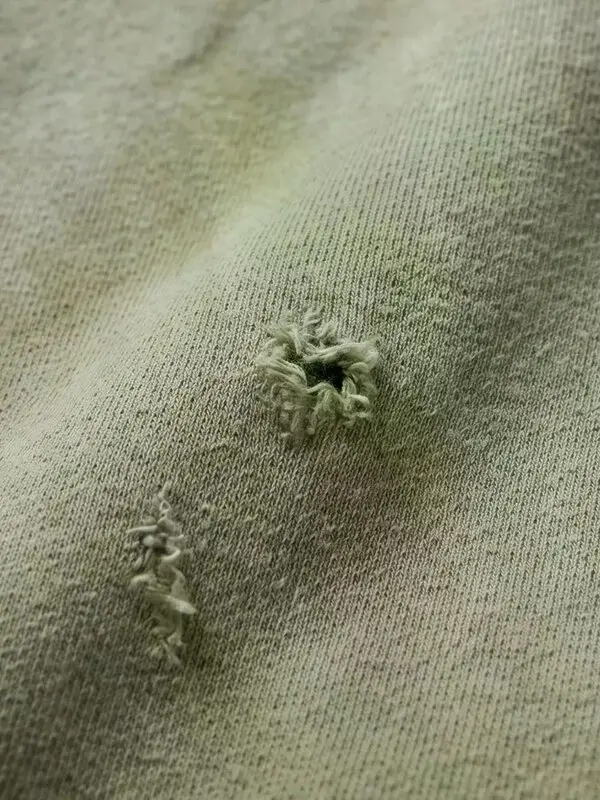 PAURA Assenzio Distressed Hoodie - Green