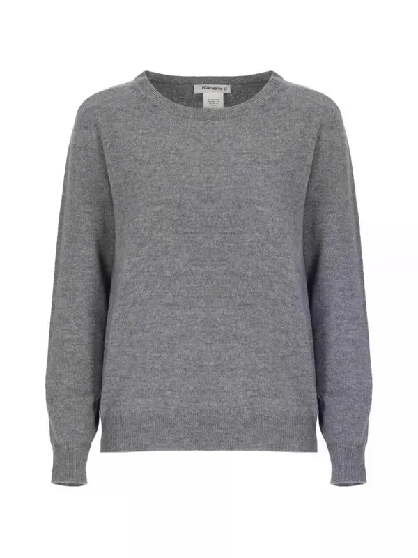 KANGRA Crew-neck Fine-knit Sweater