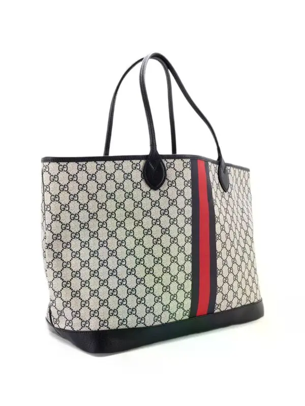 Gucci Ophidia Open Shopping Gg Coated Canvas Large Tote Bag