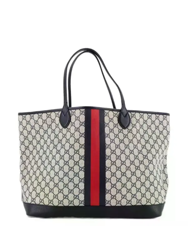 Gucci Ophidia Open Shopping Gg Coated Canvas Large Tote Bag