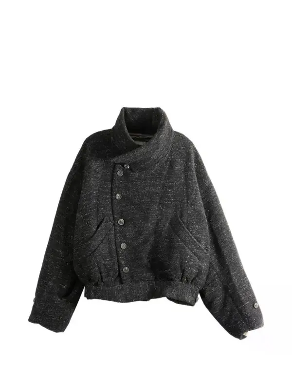 ZIGGY CHEN Asymmetric-front High-neck Jacket