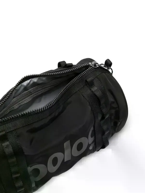 TOPOLOGIE Logo-print Cylindrical Clutch Bag
