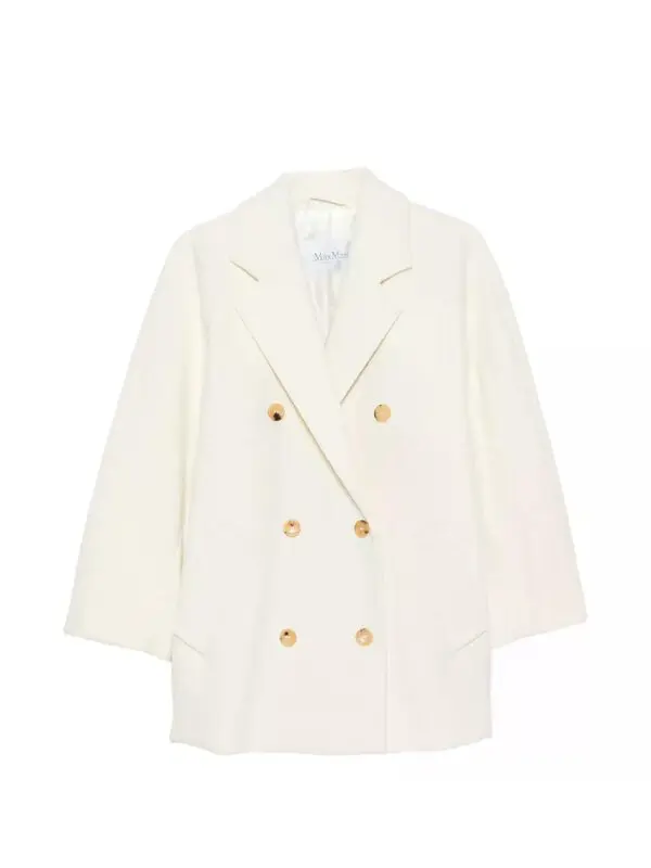 Max Mara Double-breasted Notched-lapels Coat