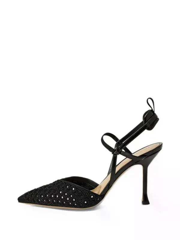 Fendi Very Colibrì Organza High-heeled Slingback
