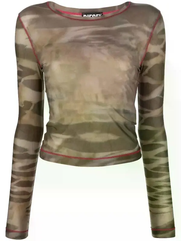DIESEL® Tie-dye Long-sleeve Top