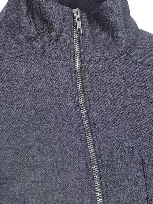 MAISON MARGIELA Half-zip Wool Mini Dress