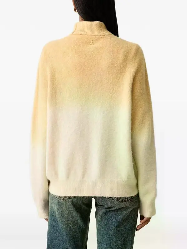 Patrizia Pepe Ombré Roll-neck Sweater