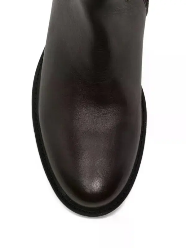 SERGIO MORETTI FIRENZE Leather Knee-high Boots