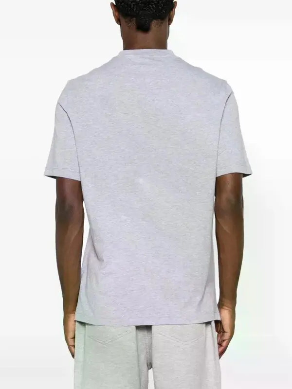 Brunello Cucinelli Slogan-print Mélange T-shirt