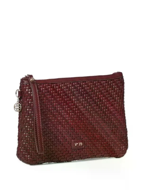V°73 Woven-effect Zelda Clutch Bag