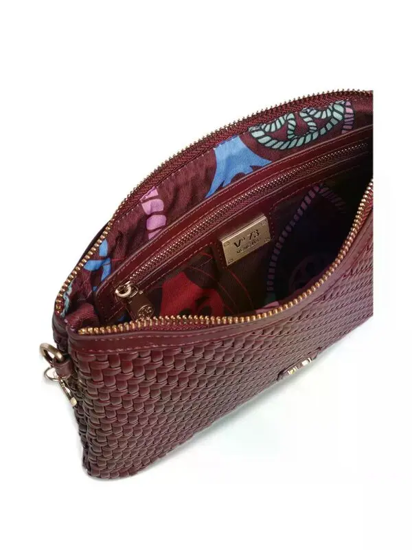 V°73 Woven-effect Zelda Clutch Bag