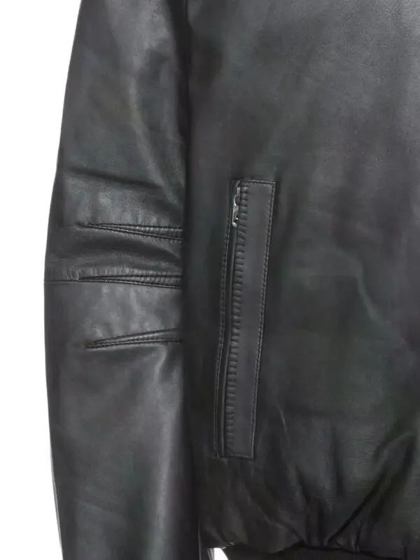 Peuterey Fionia Leather Bomber Jacket