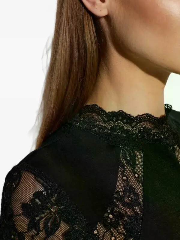Zimmermann Clash Lace Spliced Bodysuit