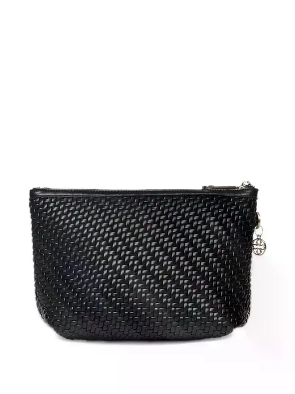 V°73 Woven-design Logo-plaque Pouch