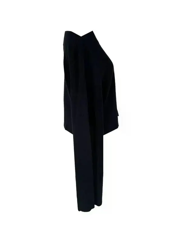 Theory Asymmetrical Off-shoulder Top - Black